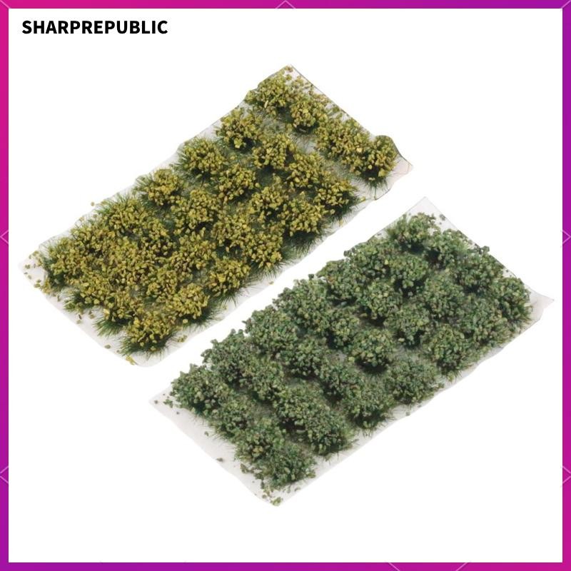 [SHARPREPUBLIC] 28 Pieces Mixed Bush Trees Miniature Vegetation Groups ...
