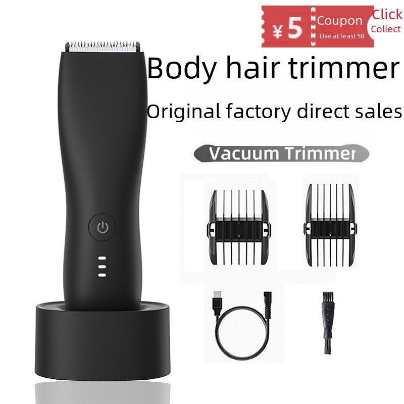 Cross-Border Hot Selling Men's Electric Trimmer Pubic Hair Armpit Hair ...