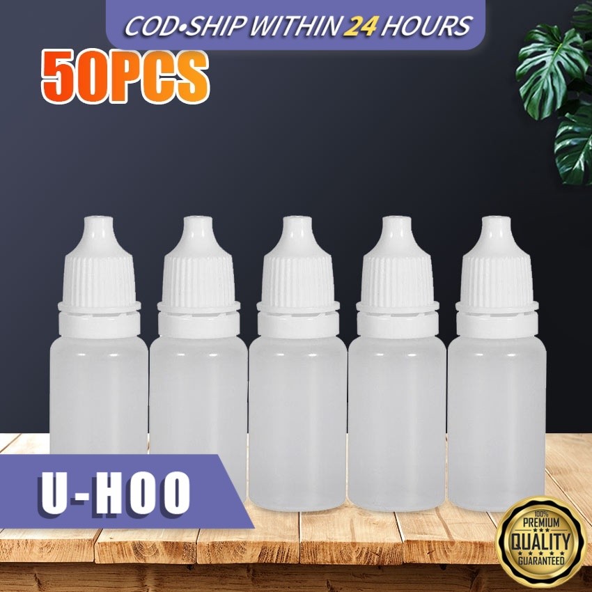 50Pcs 10ml Eye Drop Liquid Storage Lotion Shampoo Bath Containers Soft ...