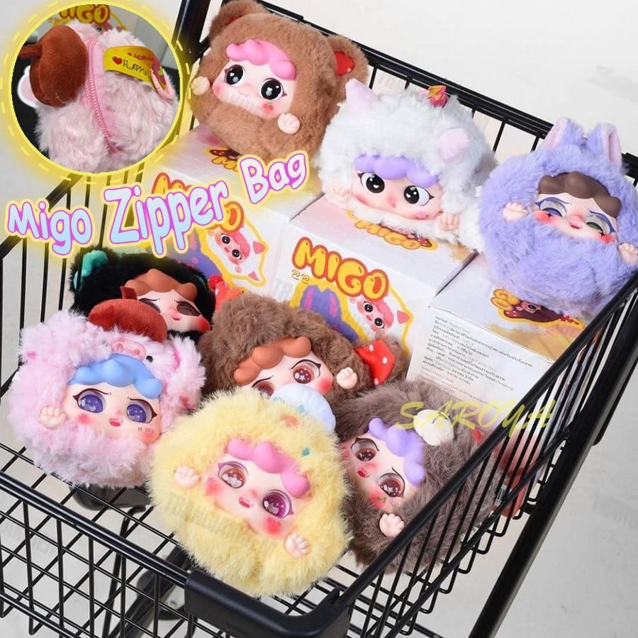 Migo Animal Party V2 Blind Box Upgraded version with zipper pomerph ...