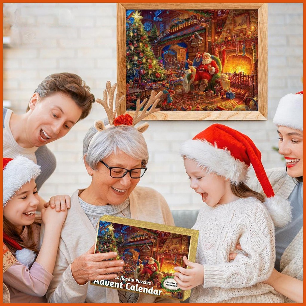 Christmas Countdown Puzzle 24 Boxes Countdown To Christmas Puzzle 24 ...