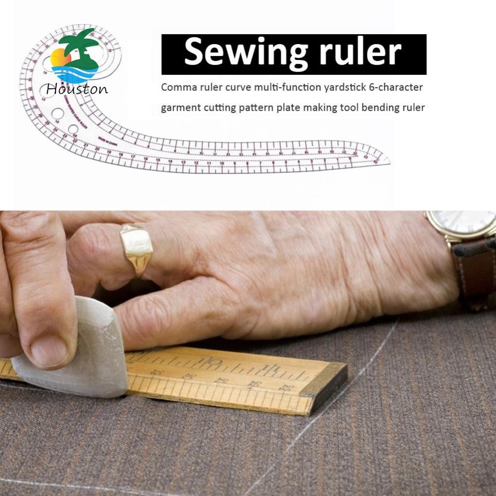 Plastic Transparent Tailor French Curve Sewing Ruler Tailor Comma Shaped Rulers [houston.ph ...