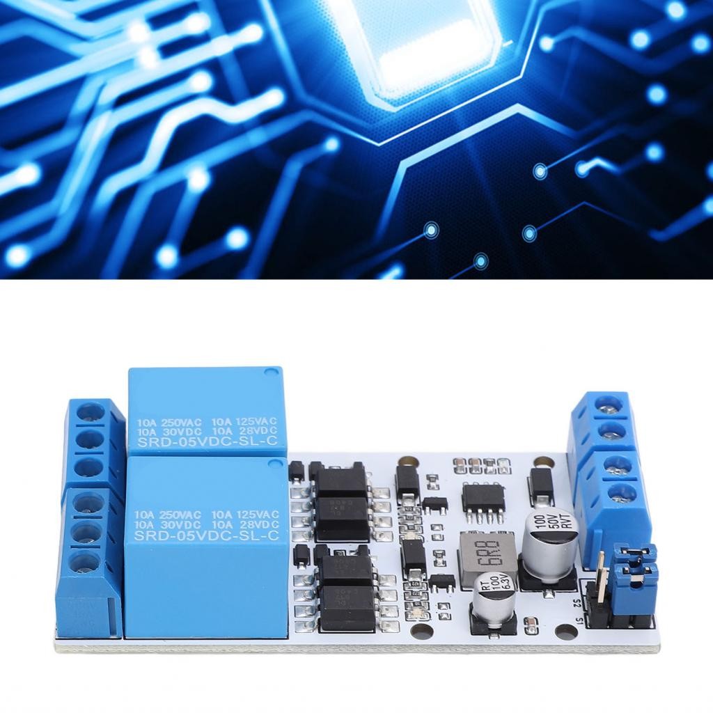 Haapeury GPIO Relay Module 5V-32V Adjustable with Optocoupler 2 Channel ...