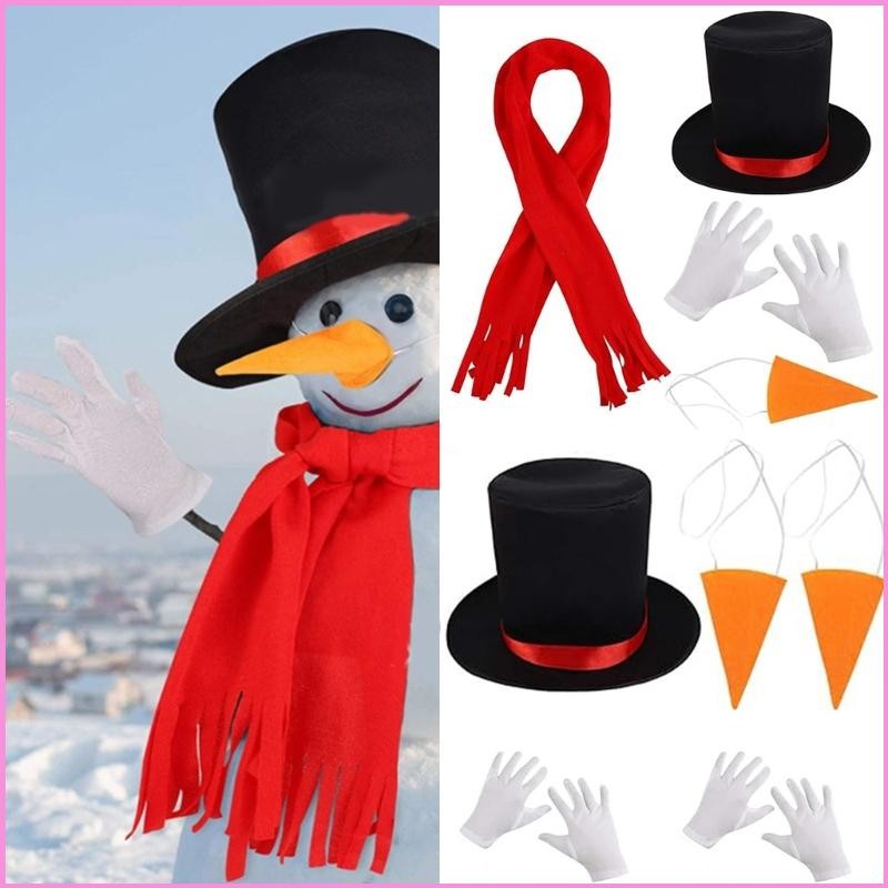 Royal Snowman Dress Up Hat Costume Set for Kids Snow Man Theme Party ...