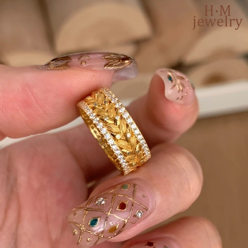 Retro bright galaxy ear ear safety ring light luxury medium and ancient ...