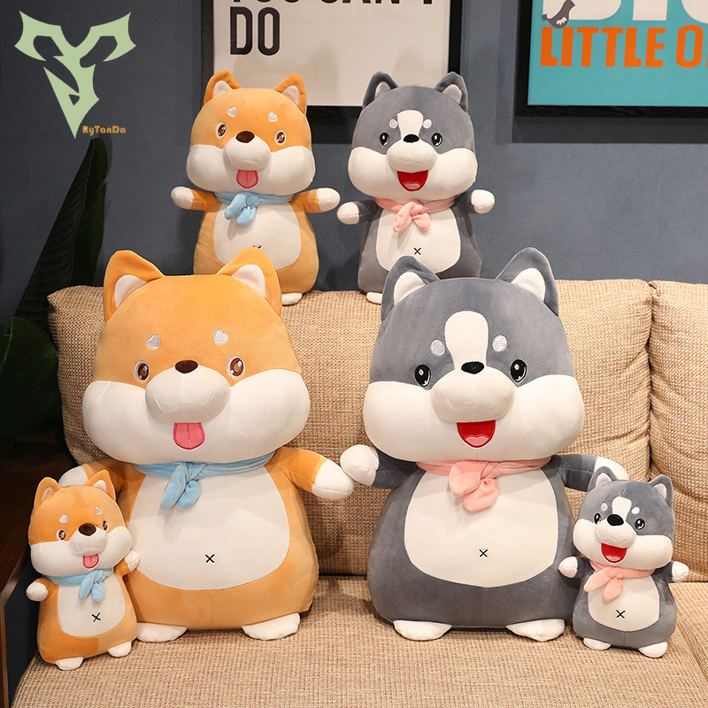 Rytanda Husky Shiba Inu Plush Toy Husky Shiba Inu Plush Toy Soft Plush ...