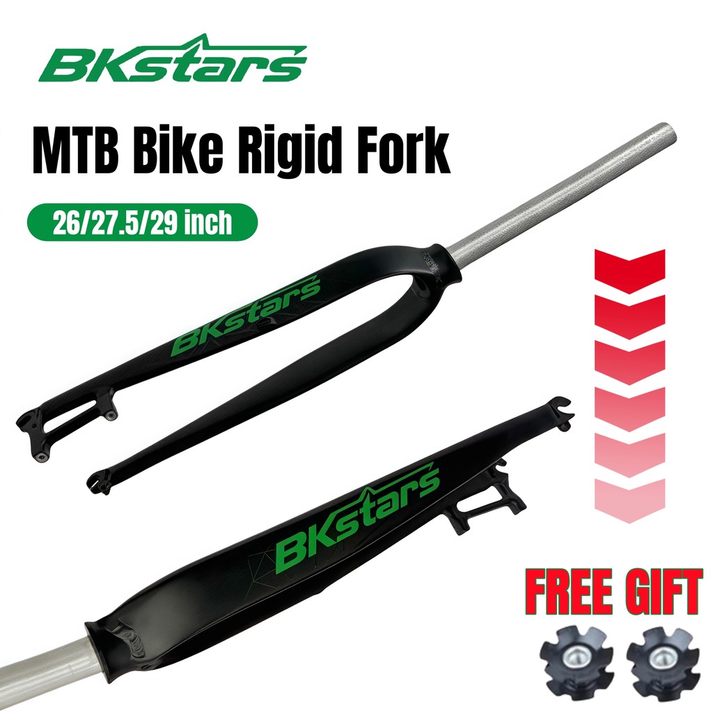 BKSTARS Rigid Fork 26/ 27.5/29-inch Mountain Bike Rigid Fork Ultra ...