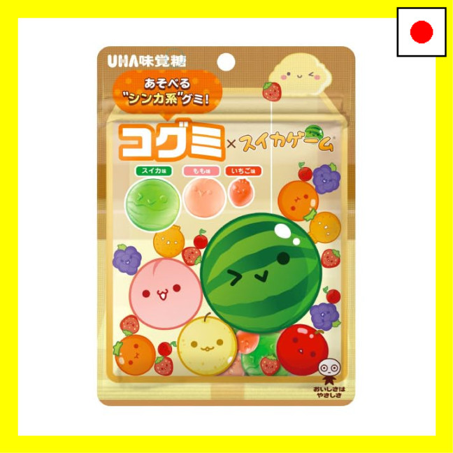 UHA Mikakuto Kogumi Watermelon Game 60g x 10 pieces | Shopee Philippines