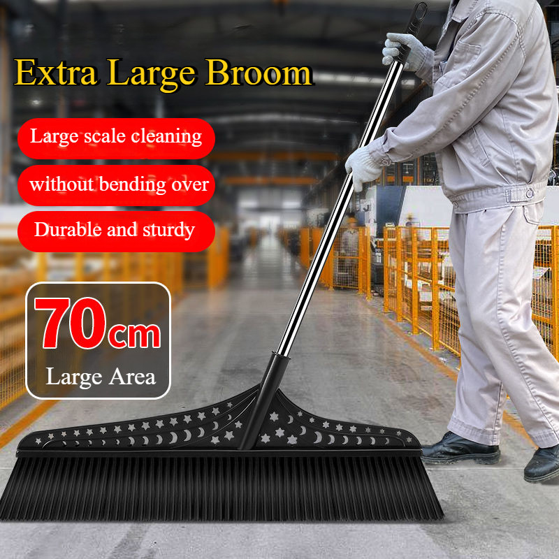 Brooms Large Courtyard Broom Hard Wool Sanitation Factory Warehouse ...