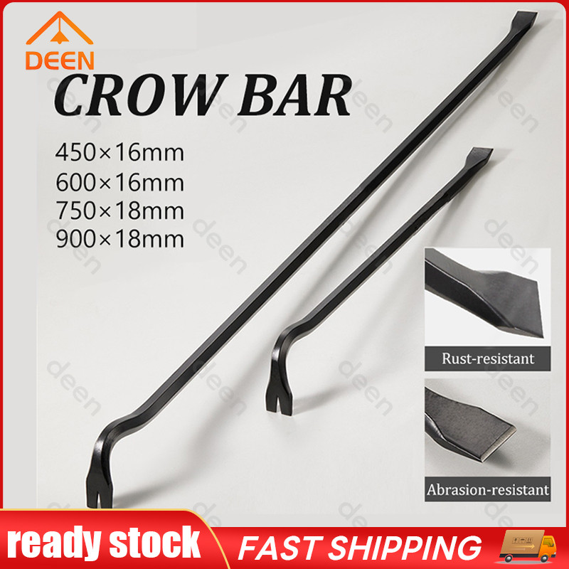 Crow Bar 18"/ 24"/ 30"/ 36" Claw Bar (Bareta De Kabra) Heavy Duty ...