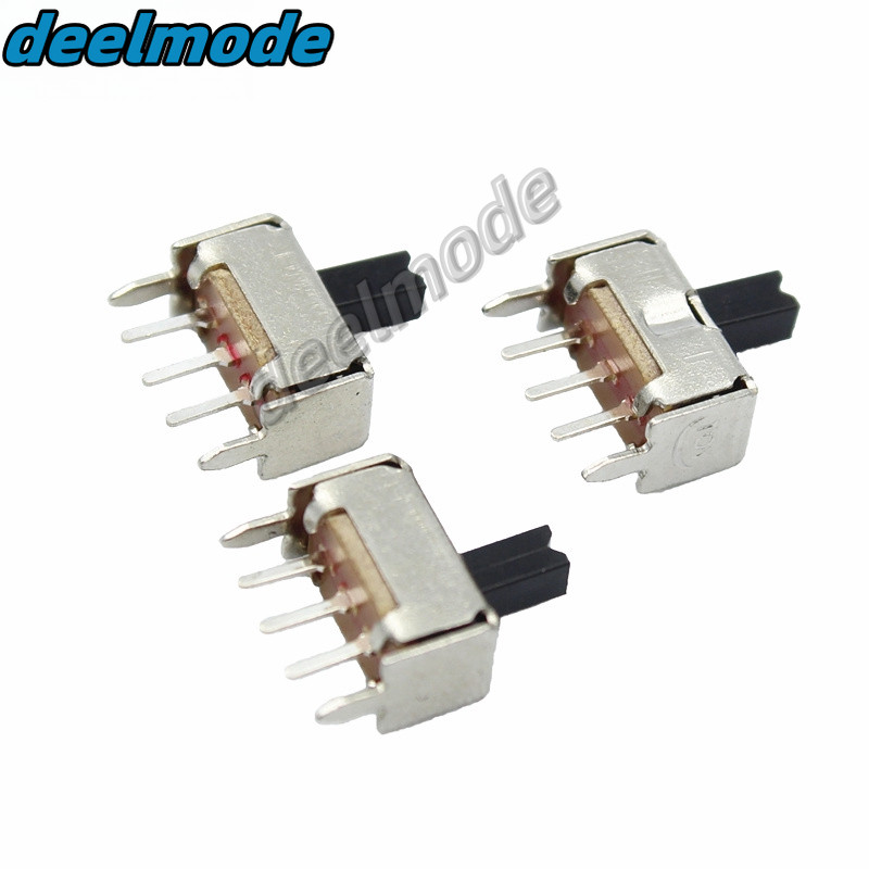 50pcs SS12D07 Mini Vertical Slide Switch 1P2T 3Pin Toggle Switch SS-12D07 | Shopee Philippines