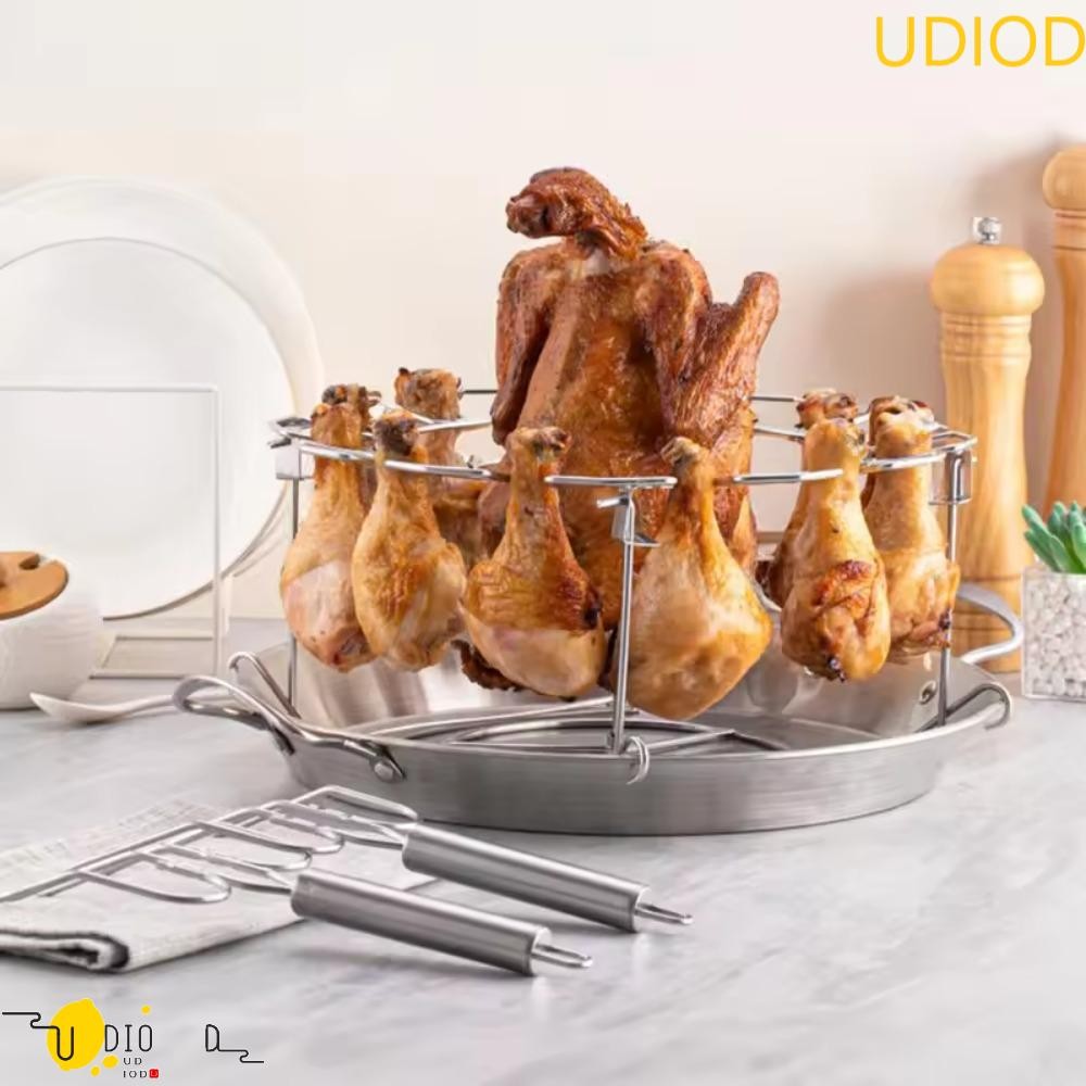 UDIOD Chicken Drumstick Stand, Versatile Stainless Steel Chicken Leg ...