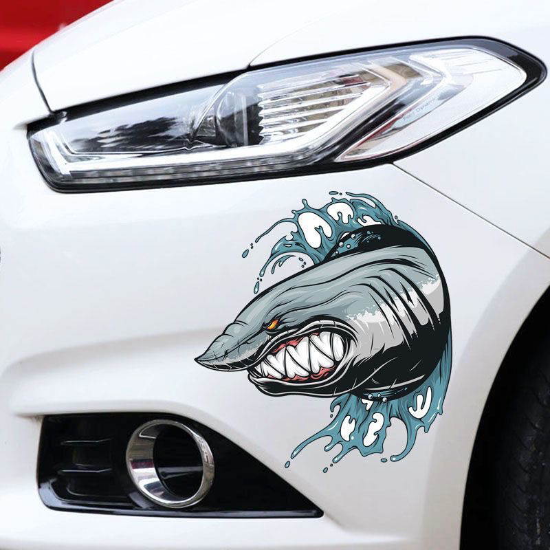 3D Shark Car Stickers – Cool Vinyl Decals for Cars & Motorcycles ...
