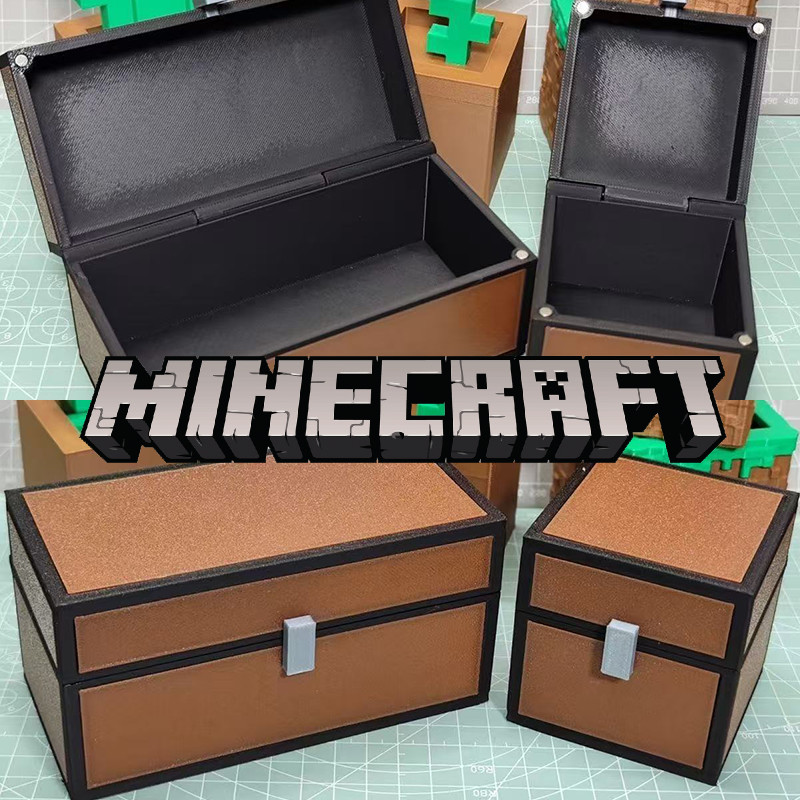 Chest Box 3D Printing Toys Minecraft Toys Totem of Undying Keychain ...