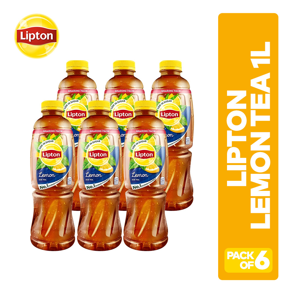 Lipton Lemon Ice Tea 1L Sharing Pack - Bundle of 6 | Shopee Philippines