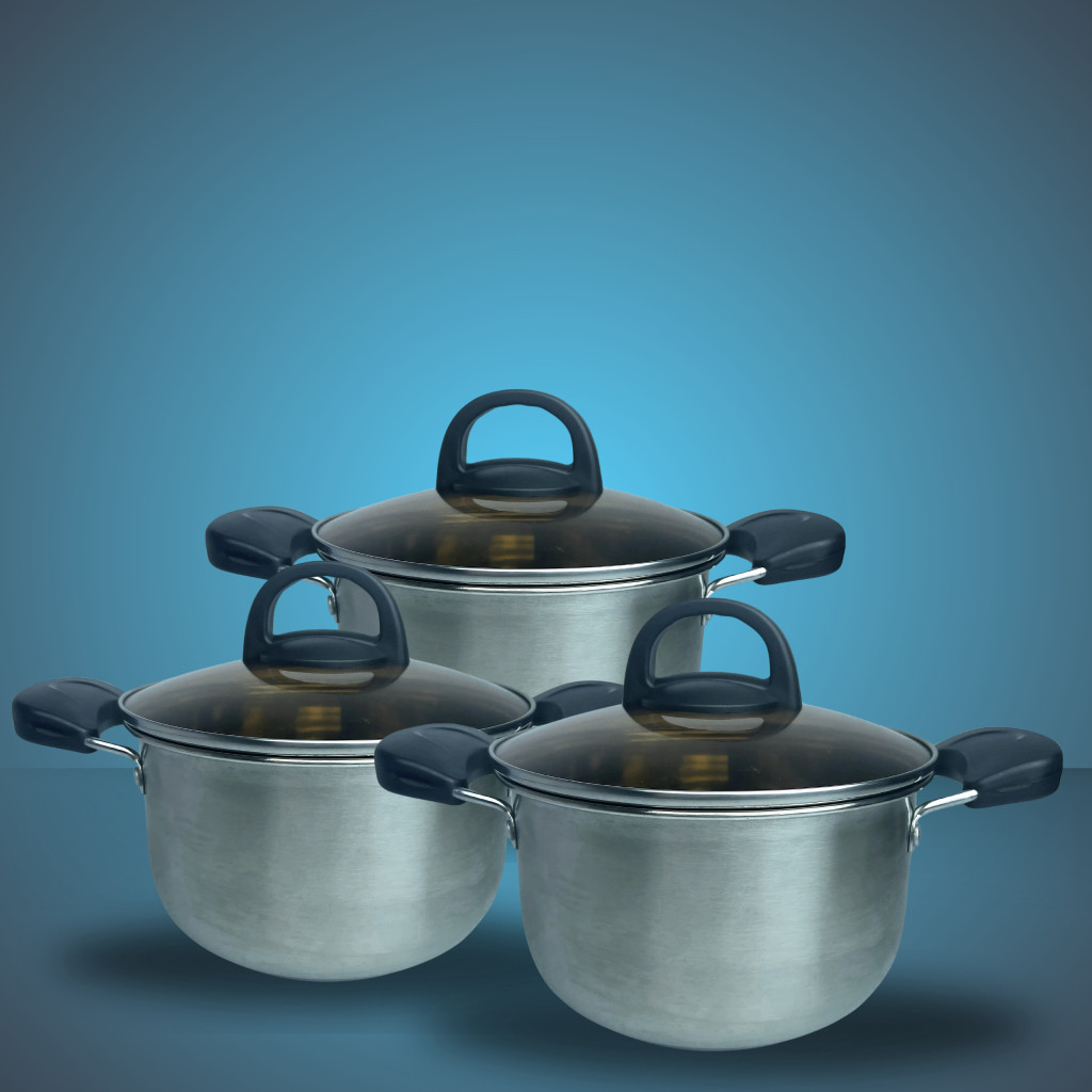Stew Pots Stainless Steel Pot Stainless Cookware Kitchenware | Shopee ...