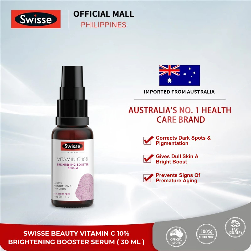 Swisse Beauty Vitamin C 10% Brightening Booster Serum 30ml | Shopee Philippines