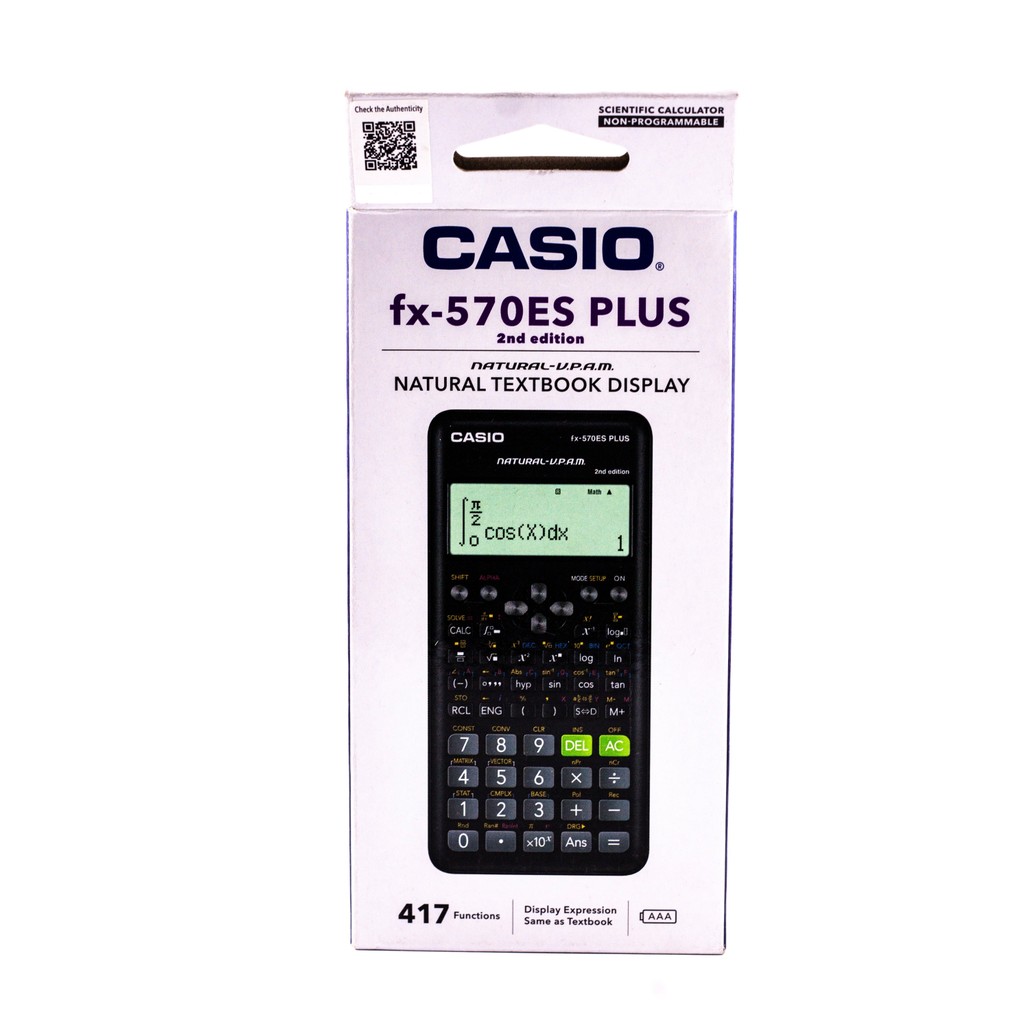 Casio Scientific Calculator FX-570ES Plus 2nd Edition | Shopee Philippines