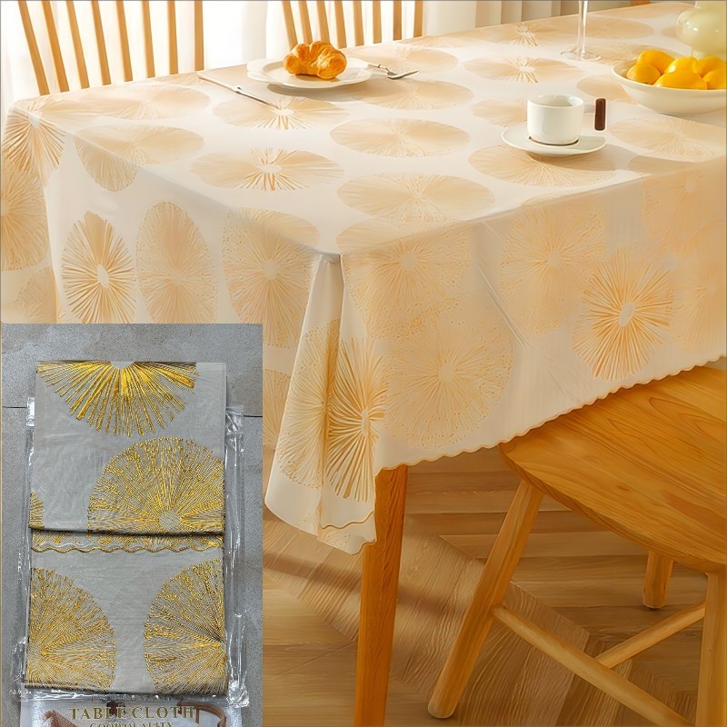Square Table Mantel Tabl Cloth Waterproof Table Cloth 6 Seater ...