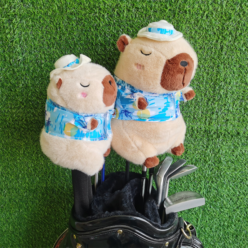 Beach Capybara golf driver headcover fairway wood FW head covers large ...