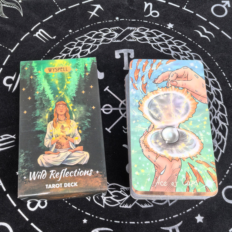 Wild Reflection tarot Dek Wild Reflection tarot deck English Customized ...