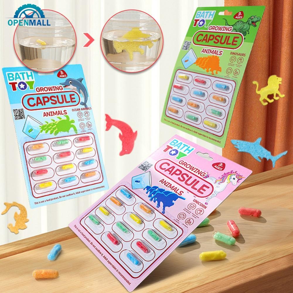 OPENMALL Creative Magic Growing Dinosaur Capsule Toy Soft Baby ...