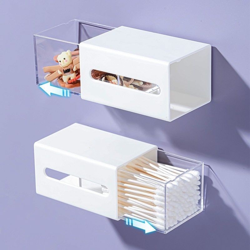 Drawer Sorting Organizer Plastic Wall-mounted Small Articles Storage ...