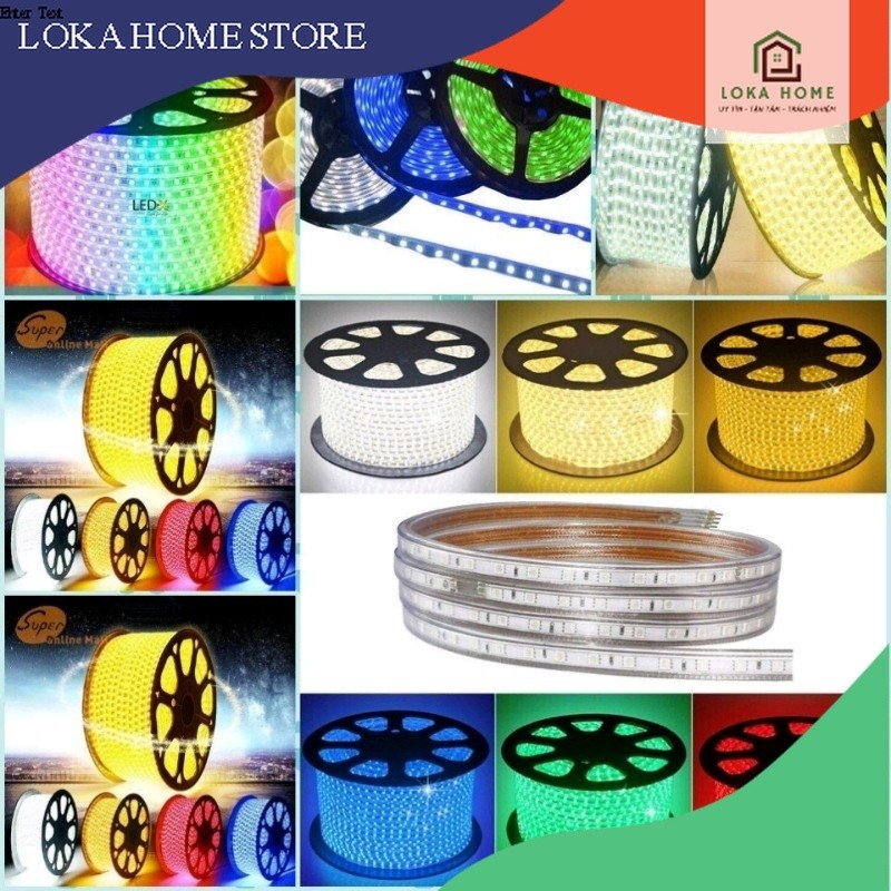 Led string 2835 220V 100m/roll used for outdoor decoration on plaster ...