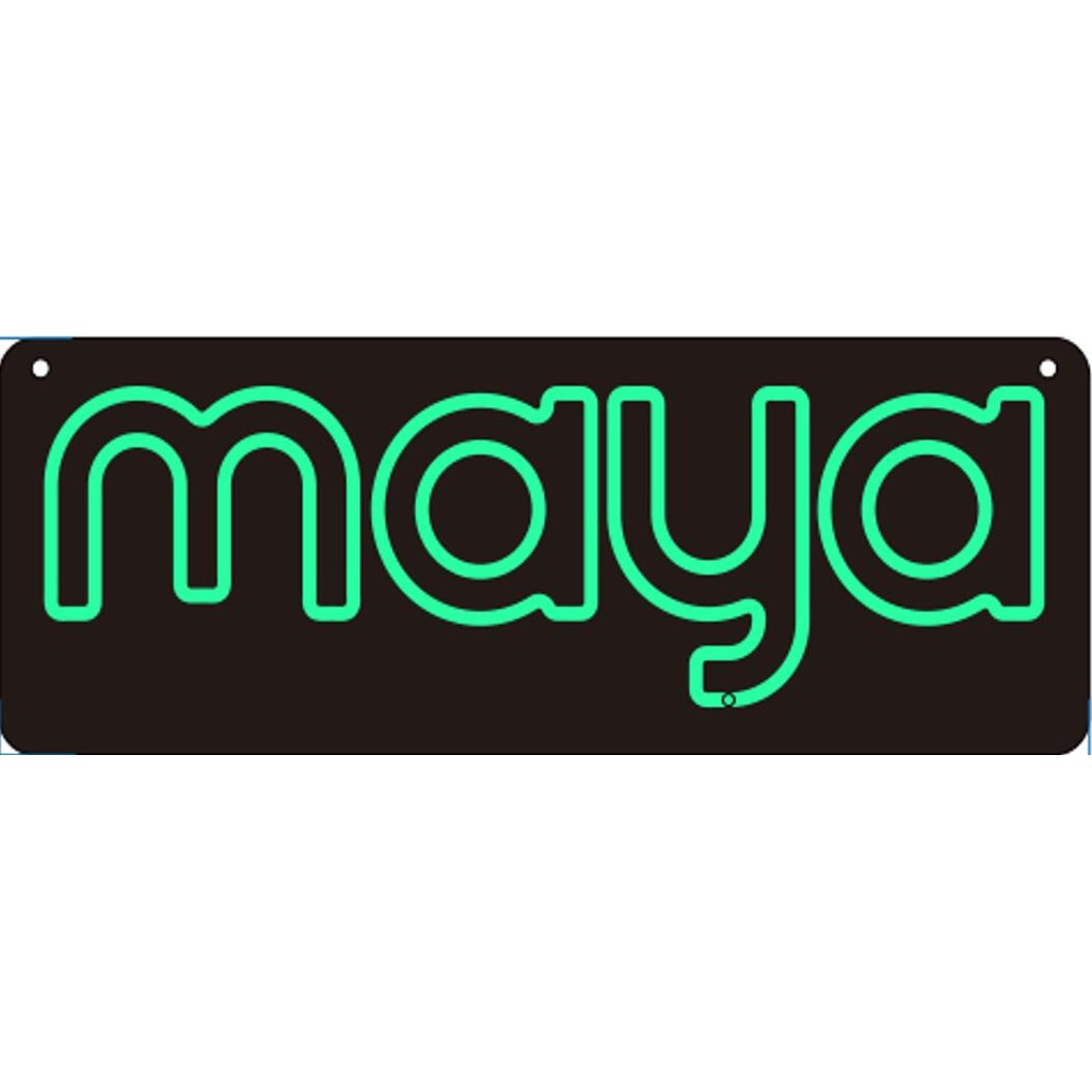 UNOLUX Customized Neon Signs Maya Neon Signs are suitable for payment ...