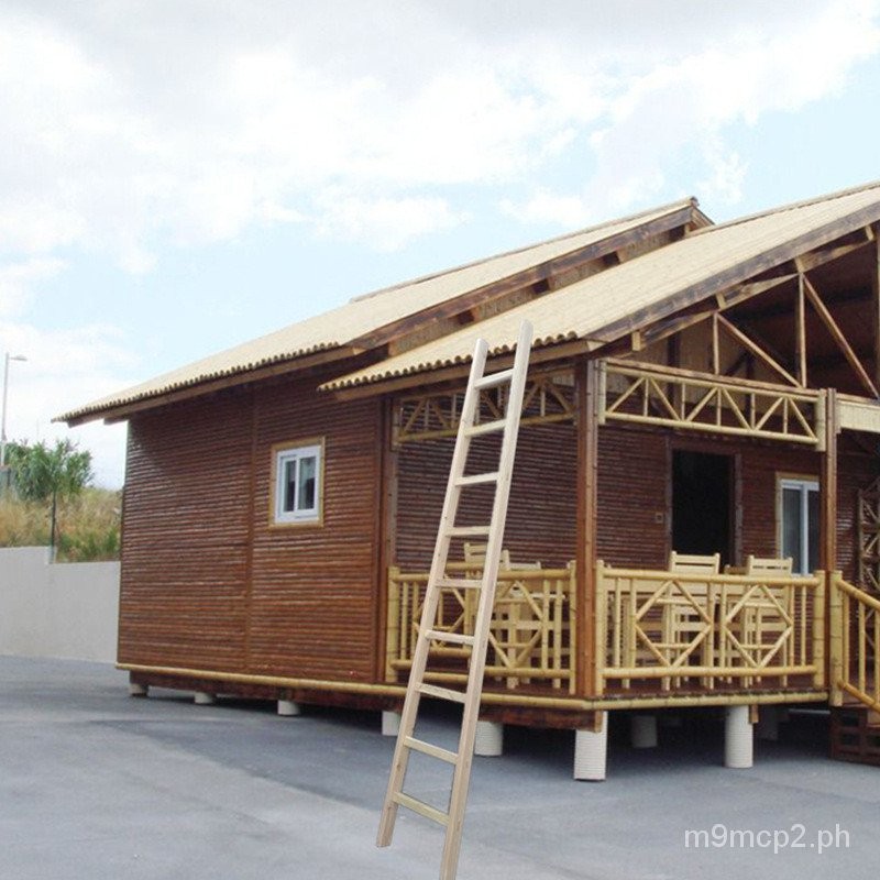 1PKN Wholesale Solid Wood Ladder Bold Reinforced Single Ladder Ladder ...