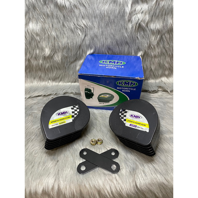 Motorcycle KMN Car Horn Snail Horn Hign and Low(2pcs) | Shopee Philippines