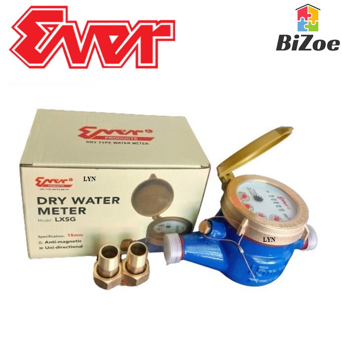 EVER Water Meter Brass Original | Shopee Philippines