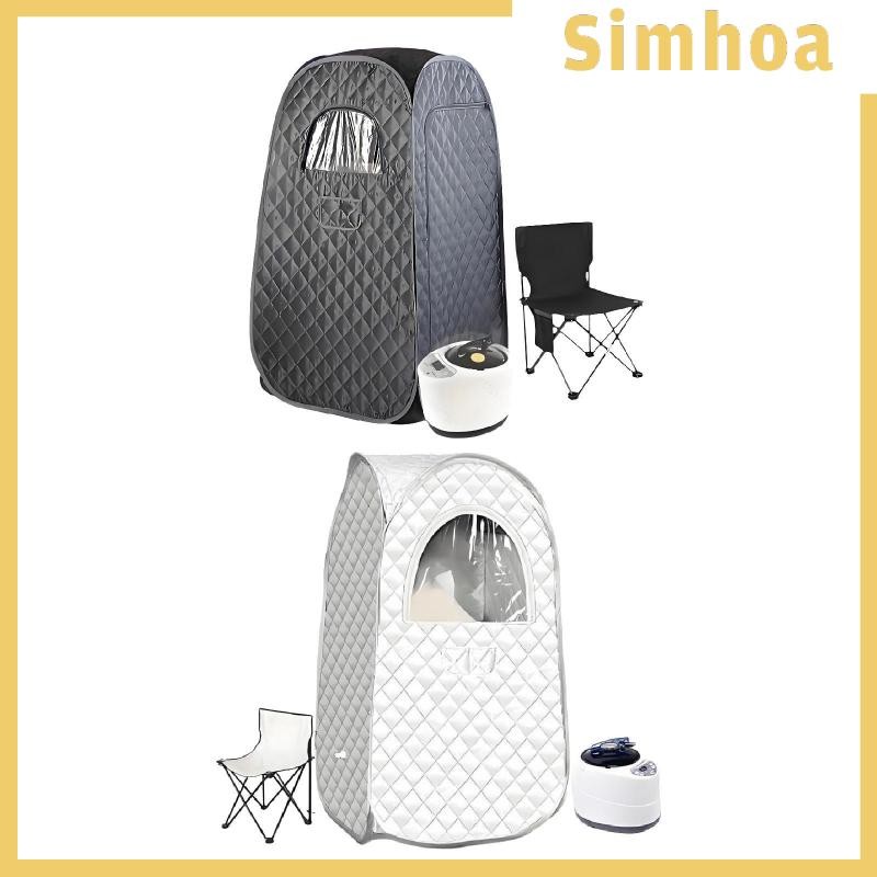 [SIMHOA] Portable Steam Sauna Foldable Chair Personal Sauna Box Full ...