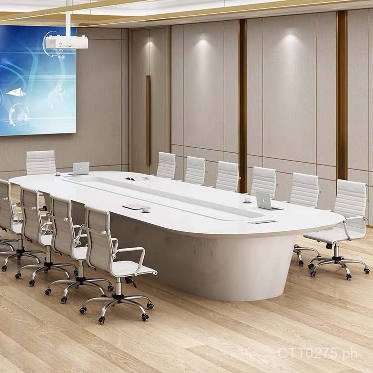 Conference Table Long Table Oval Office Desk Chair Large Negotiation ...