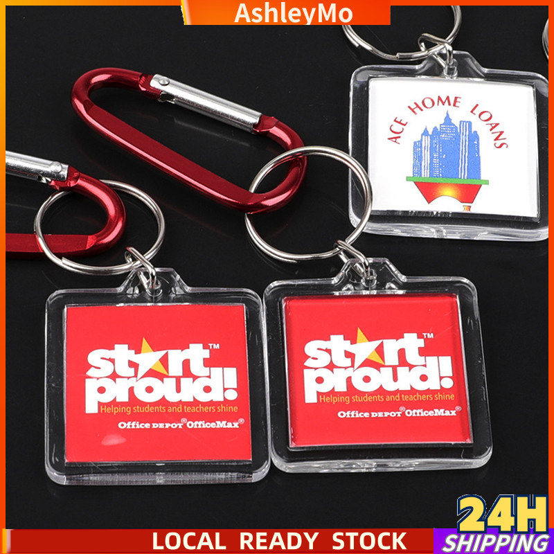 Acrylic keychain DIY Photo (Different Shapes) Photo Print/Photo insert ...