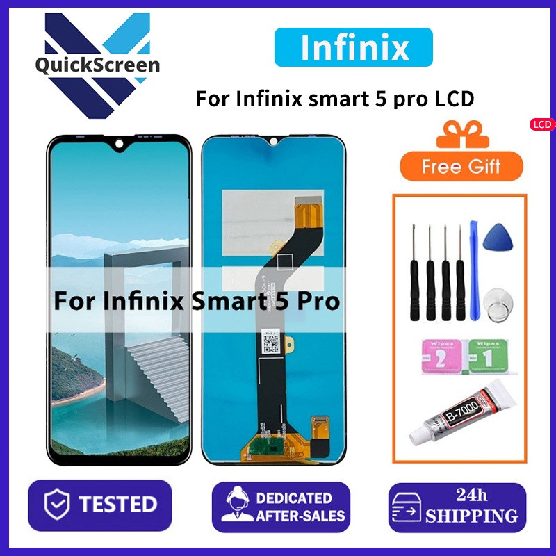 For Infinix smart 5 pro / Infinix hot 10i (X659B) LCD DIsplay Touch Screen Digitizer | Shopee ...
