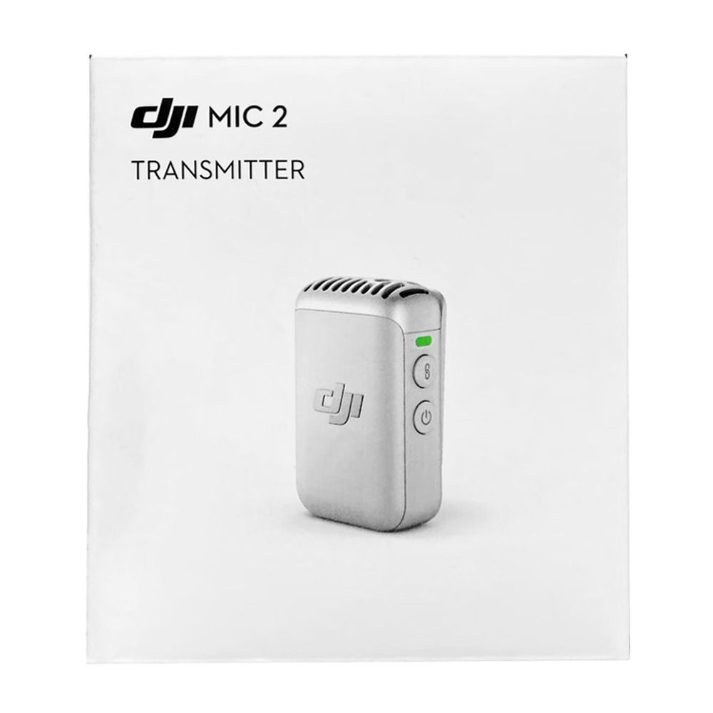 DJI Mic 2 Transmitter (Pearl White) - Noise Cancelling Wireless Mic ...