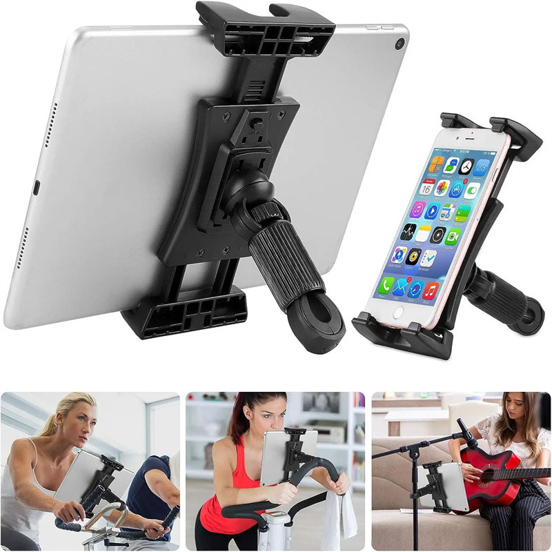 Universal Tablet Stand Microphone Motorcycle Bike Adjustable Angles ...