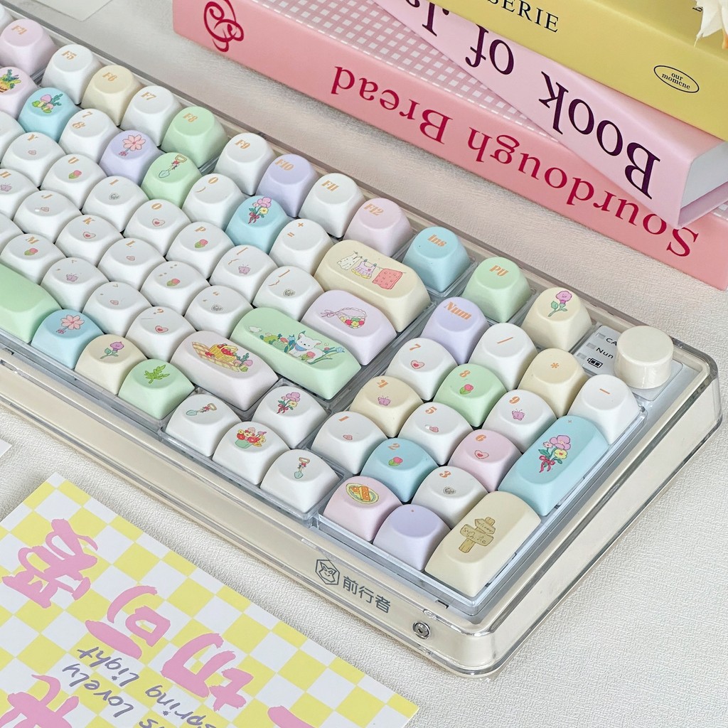 Happy Farm Keycap SOA Profile PBT 134 Keys Five-sided Dye Sublimation ...