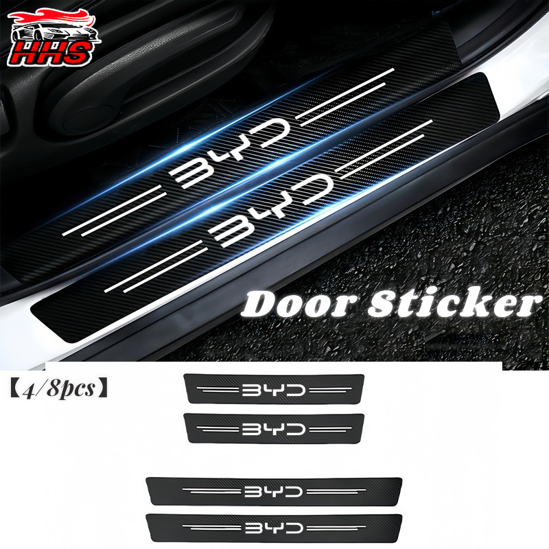 BYD Car Door Threshold Sticker Anti-Scratch Resistant To Dirt Carbon ...