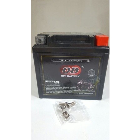 Outdo Motorcycle Battery YTZ7S (12V-6AH/10HR) NMAX, XR150, XR125 ...