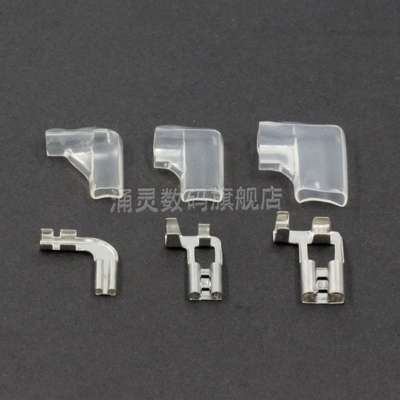 Flag-shaped Spring 90 Degree 6.3/4.8/2.8 Cold-Pressed Terminal Sheath L ...