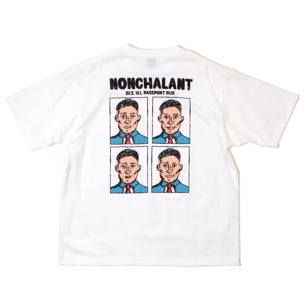 NONCHALANT new top T-shirt original art design pattern pure cotton ...