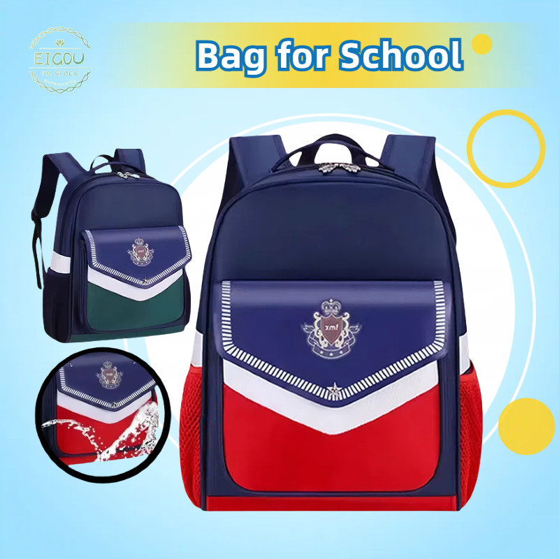 New Spine Protective Bag for School Waterproof Backpack Boy Large ...