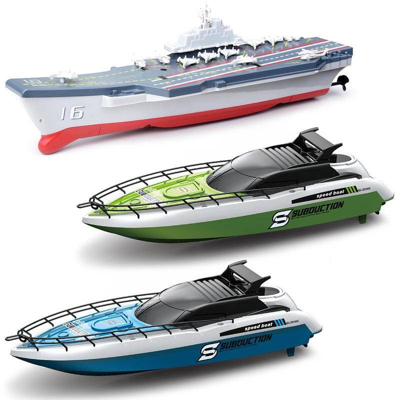RC Aircraft Carrier Military Model Speedboat Ship Electric Wireless ...