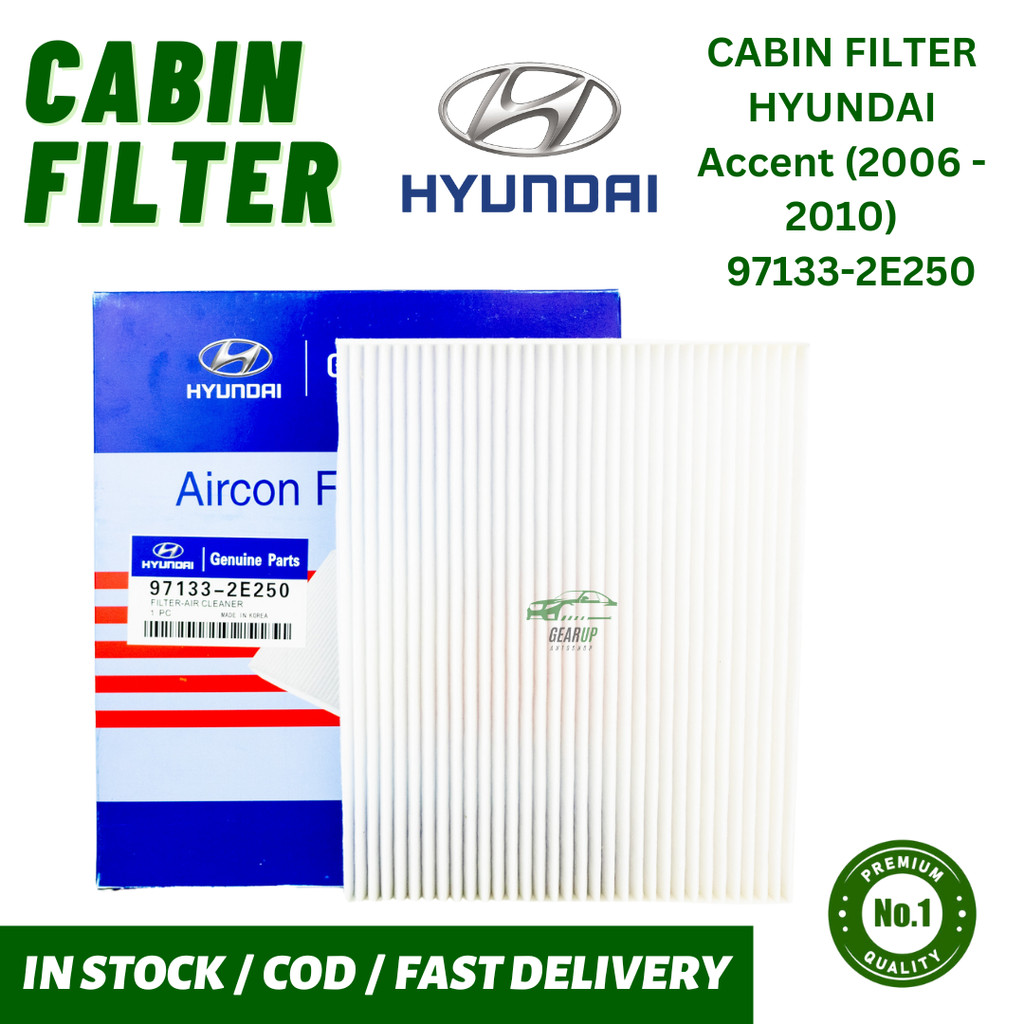 CABIN FILTER for HYUNDAI Accent (2006 - 2010) / Elantra (2011-2015 ...