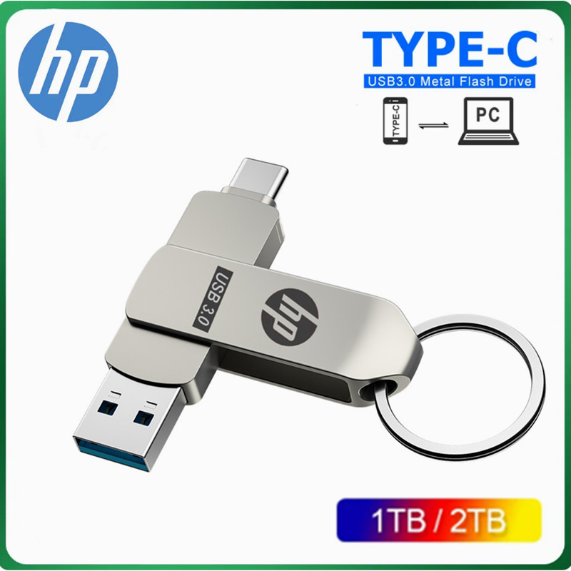 HP OTG USB Flash Drive Type-C 512GB 1TB 2TB Pen Drive HD External ...