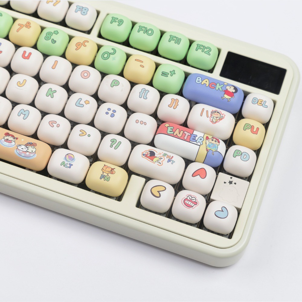 Crayon Shin-chan Keycap MOG Profile 140 Keys PBT Five-sided Dye ...