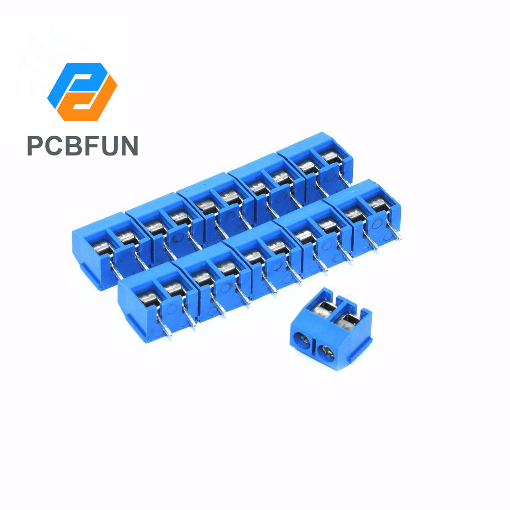 Pcbfun 10/20/50pcs KF301-2P 5.08mm 2 Pin Connect Terminal Screw ...