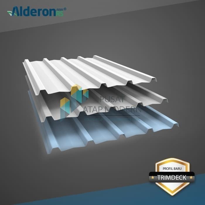 Alderon RS uPVC Roof Single Layer Wave Trimdeck - Light Grey | Shopee ...